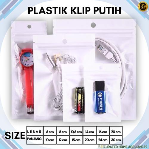 Jual Plastik Klip Putih | Ziplock Bag Putih Susu | Plastik Klip Kemasan ...