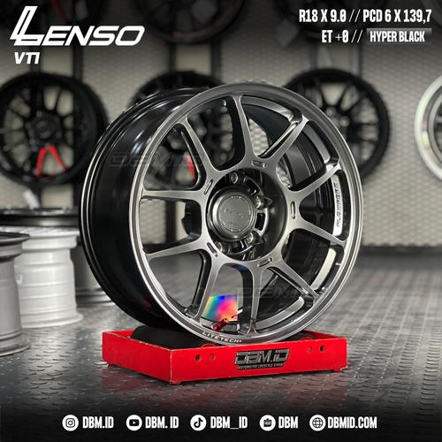 Promo Velg Lenso VT1 R18 18x9 6x139.7 et +0 Hyper Black Cicil 0% 3x ...