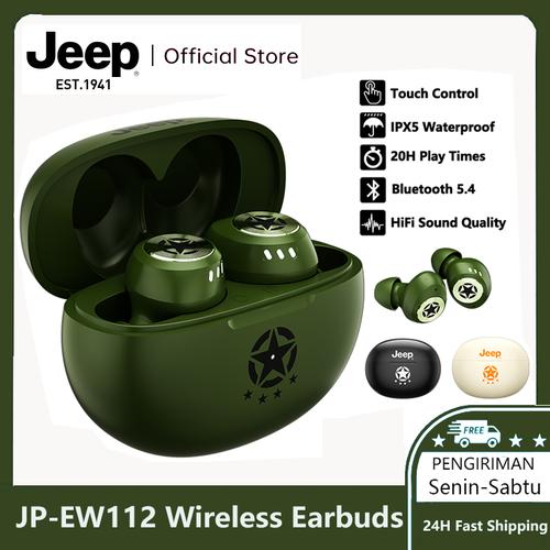 Jual Jeep EW112 TWS Bluetooth Earbuds Waterproof Noise Cancelling ...