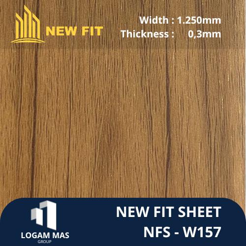 Jual NEW FIT PVC SHEET / NFS - W157 / Laminates Dekorasi Interior ...