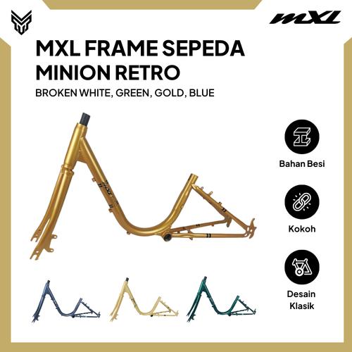 Promo MXL Frame Sepeda Minion Retro Ukuran 20" Bahan Steel Bicycle ...