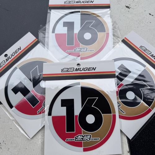 Jual MUGEN Original Sticker 16 Universal Fitting Made In Japan ...