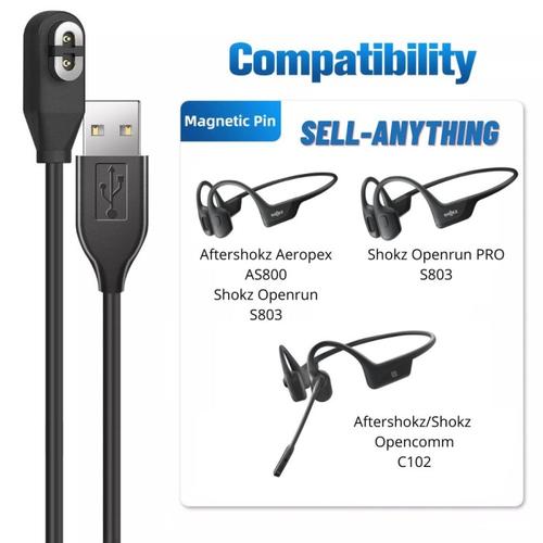 Promo USB Charging Cable Magnetic untuk shokz openrun, shokz openrun ...
