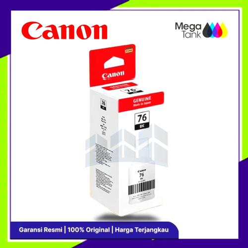 Jual TINTA CANON GL-76 BLACK ORIGINAL FOR PRINTER MAXIFY GX7070 ...