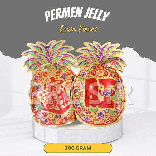 Jual Permen Jelly Nanas 300gr / Permen Imlek Aneka Rasa / Permen Imlek ...