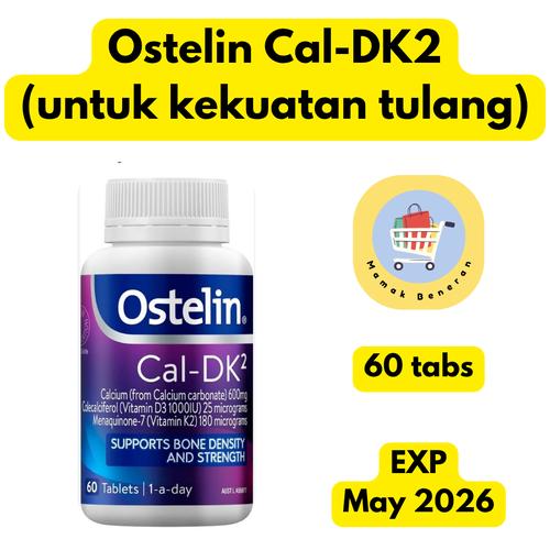 Jual Ostelin Cal DK2 Vitamin Calcium D3 K2 Supplement isi 60 tabs ...