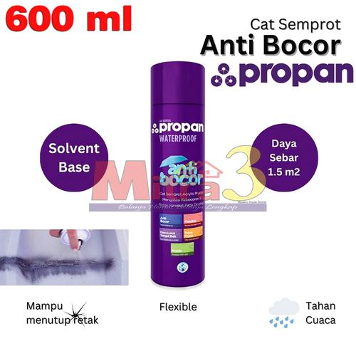 Jual Cat Semprot PROPAN Waterproof Anti Bocor 600ml / Spray ...