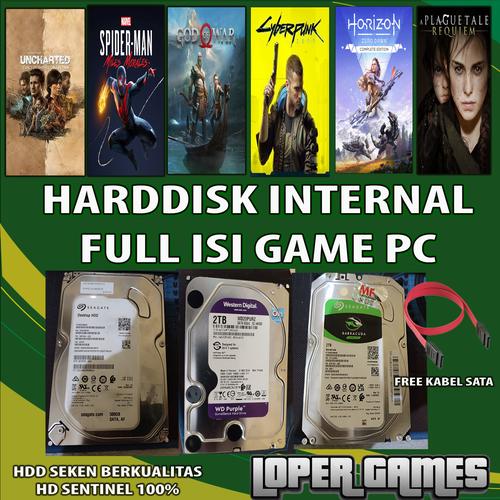 Jual HDD Hardisk PC Internal 500GB 1TB 2TB Full Game Pc | Lopergames - Kab. Bandung Barat ...