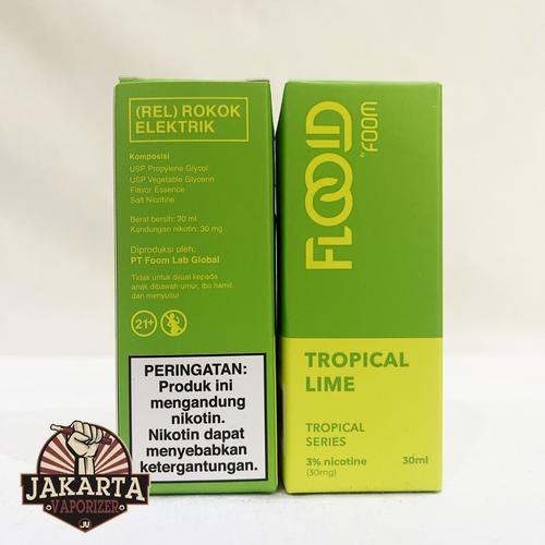 Jual [SALT] FOOM TROPICAL LIME SALTNIC 30ML 30MG BY FOOM X FLOOID ...