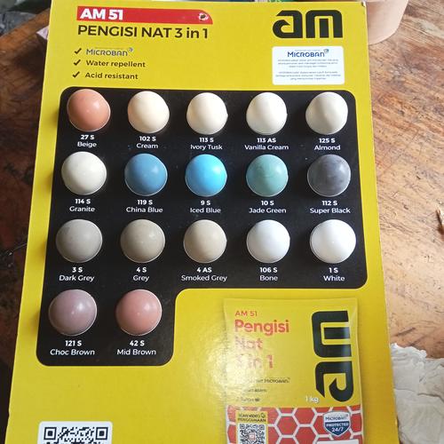 Jual Nat am 51 Pengisi Nat Keramik 1 kg Ready Semua Warna - Jakarta ...