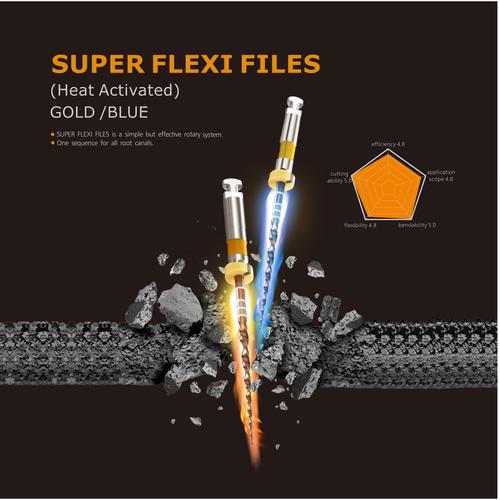 Jual SUPER FLEXI FILE BLUE/ NITI FILES/NITI ROTARY FILE/MEREK TORNA ...