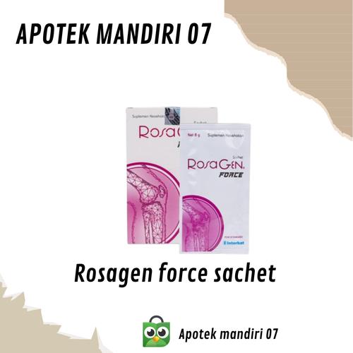 Jual ROSAGEN FORCE SACHET BOX ISI 15 SACHET @ 8 GRAM - Kota Depok ...