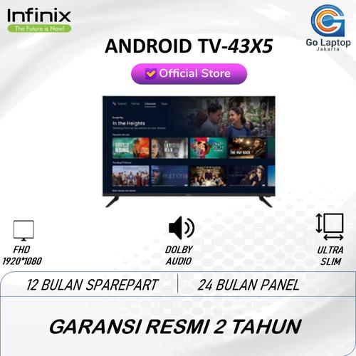 Promo Infinix Smart TV 43X5 - 43" Android TV FHD Ultra Slim Dolby Audio ...