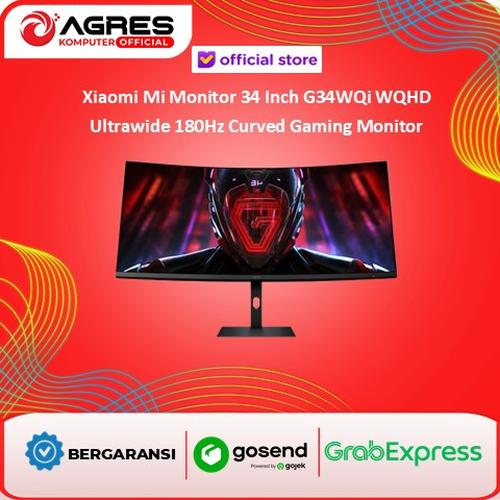 Promo Xiaomi Mi Monitor 34 Inch G34WQi WQHD Ultrawide 180Hz Curved ...