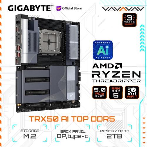 Promo GIGABYTE TRX50 AI TOP DDR5 Motherboard [EATX | sTR5] Cicil 0% 3x ...