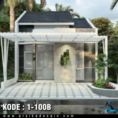 Jual DESAIN RUMAH UK. 6 x 14m (Kode 1-100B) - ARSIKA DESAIN - Jakarta ...