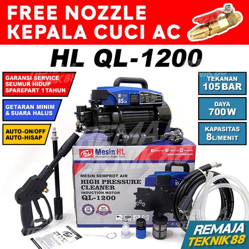Jual PAKET JET CLEANER H&L QL 1200 STEAM QL1200 +FOAM LANCE TABUNG ...