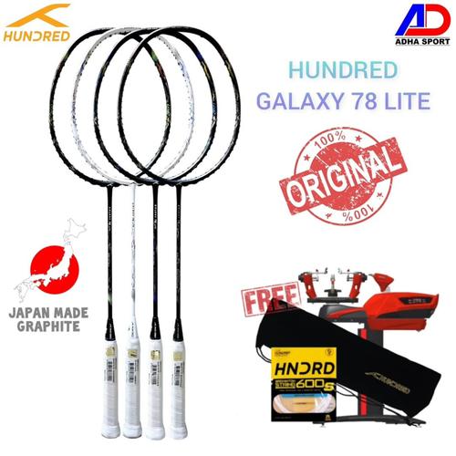 Jual Raket Badminton Hundred Galaxy 78 Lite Raket Bulutangkis Original ...