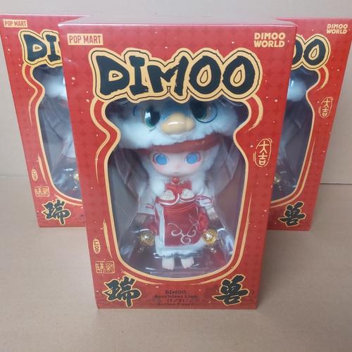 Jual Dimoo Auspicious Lion 1/8 Doll figure Pop Mart barongsai imlek ...