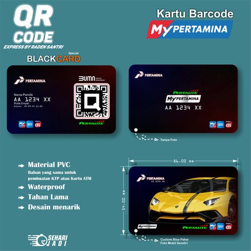 Jual Cetak Kartu Barcode Pertamina PVC 0.96 mm - Desain 8 - Kab ...