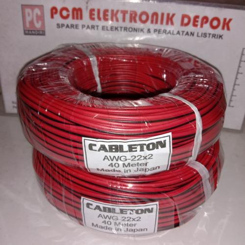 Jual Kabel AWG22x2 AWG 22X2 Merah Hitam 100m 100 Meter Cable Ton Made in Japan Original - Kota ...