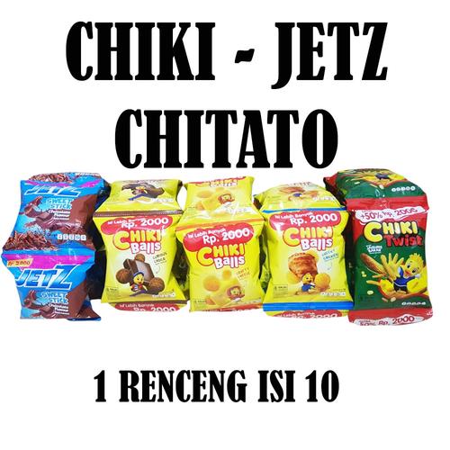 Jual SNACK CHIKI JETZ CHITATO FRENCH FRIES SMAX RING RENCENG ISI 10 ...
