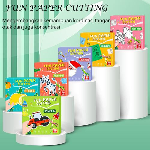 Jual Mainan Fun Paper Cut, Mainan anak menggunting kertas, Mainan Asah ...
