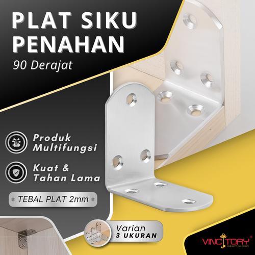 Promo PLAT Siku L Stainless Tebal 2.2mm Model Lebar VINCITORY | Siku L ...