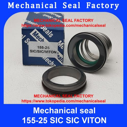 Jual Mechanical seal tipe 155-25 (as 25mm) sic-sic-viton - CA/CE/NBR ...