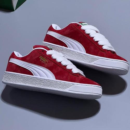 Promo cod sneakers unisex puma red suede xl gemuk puma suede xl premium ...