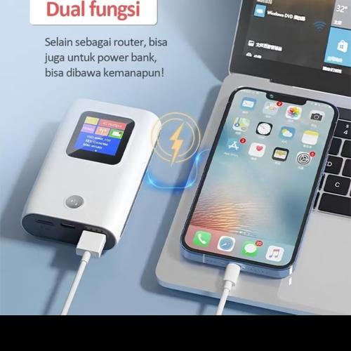 Jual D1. ORYGINAL BERGARANSI Hi-Net Modem Wifi 4G LTE with Power Bank SMARTCOM SM9050 PRO ...