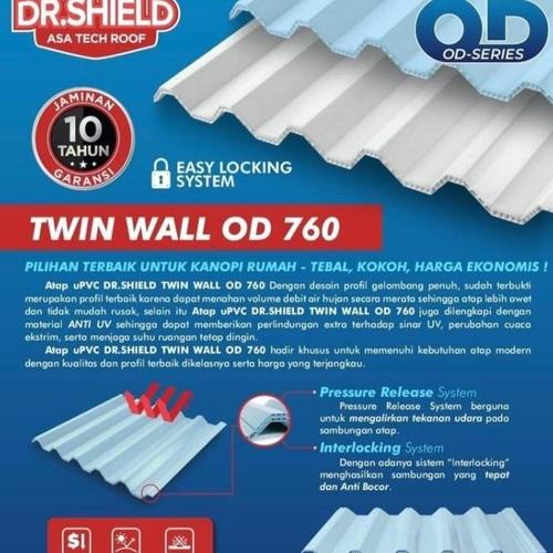 Jual Atap Upvc Dr Shield/ Megashield Dua Lapis Rf 760 - Rf 860 Impian ...