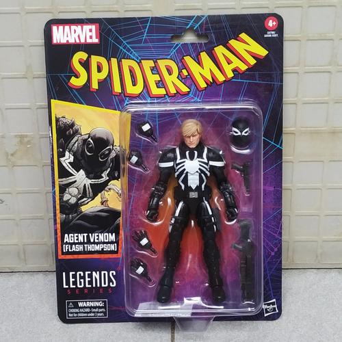 Promo HASBRO MARVEL LEGENDS RETRO AGENT VENOM FLASH THOMPSON SPIDER-MAN ...