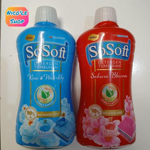 Jual So Soft Deterjen Cair Botol 700ml 700 ml Rose Sakura - sakura - Kota Bandung - Nico'le Shop ...