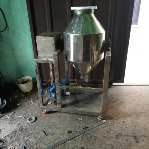 Jual mesin mixer pengaduk campur bubuk powder tepung mesin double cone ...