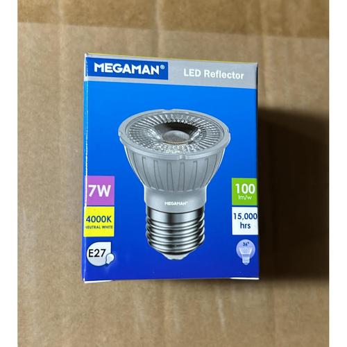 Jual MEGAMAN SPOTLIGHT LED 7W 220V E27 CAHAYA WARMWHITE & NATURALWHITE ...