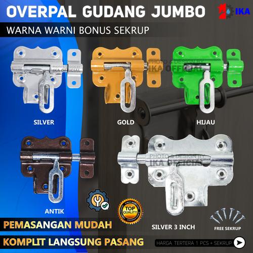 Jual Grendel Gudang Overpall Jumbo / Grendle Grendel Pintu Jendela ...