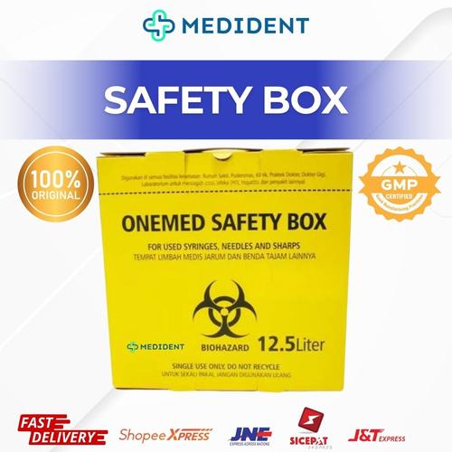 Jual Safety Box 5 Liter / ONEMED SAFETY BOX 5L / Tempat Sampah Medis 5L - Jakarta Utara ...