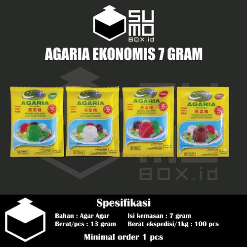Jual Agar Agar AGARIA Sachet 7gr / Agar Powder Bubuk Forisa - Merah ...