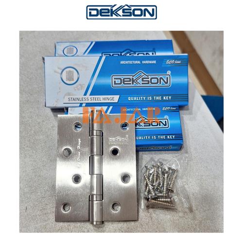 Jual Ecoline Hinge Dekkson 4x3x2MM 2BB SSS, Engsel Stainless 4 Inch ...