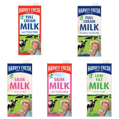 Jual Harvey Fresh Full Cream Milk Lactose Free - FREE FULL CREAM ...