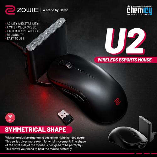 Jual Zowie BenQ U2 / U-2 Symmetrical Wireless Gaming Mouse - Jakarta ...