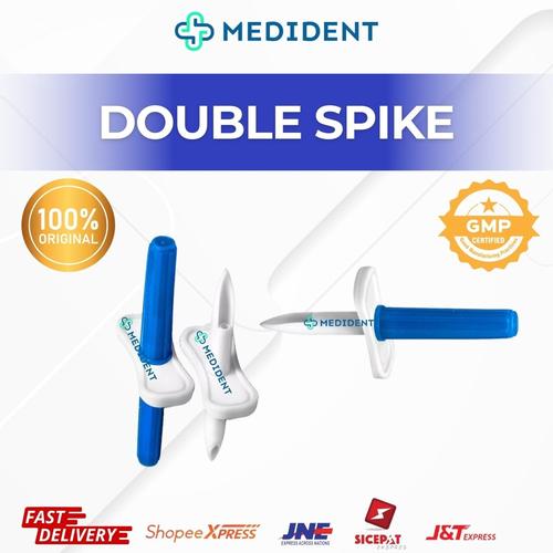 Jual Double Spike Infusion / Pembuka Saline / Alat Penusuk Botol Infus ...