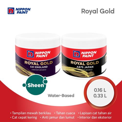 Promo NIPPON ROYAL GOLD - CAT METALIK PREMIUM - 541 England, 330ML ...