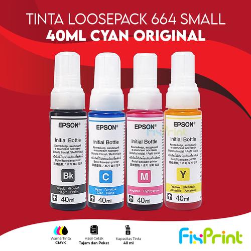 Jual Tinta Printer EPSON L121 ORIGINAL ORI 100% 664 loosepack 1 satu ...