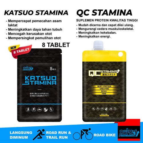 Jual Katsuo stamina 8 tablet suplemen dan recovery olahraga lari, sepeda, trail running - Katsuo ...