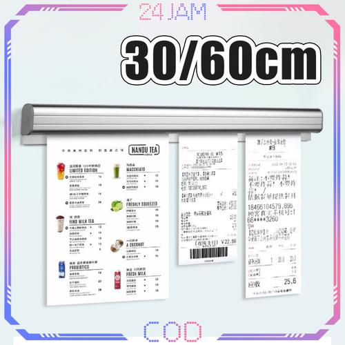 Jual 30/60cm Penjepit Kertas Bon Capitan Nota Stainless Bill Tab ...