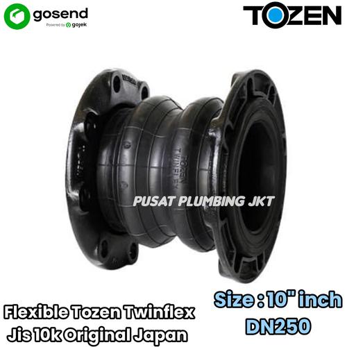 Jual Flexible joint Tozen Twinflex 10" inch Jis 10k Original Japan ...