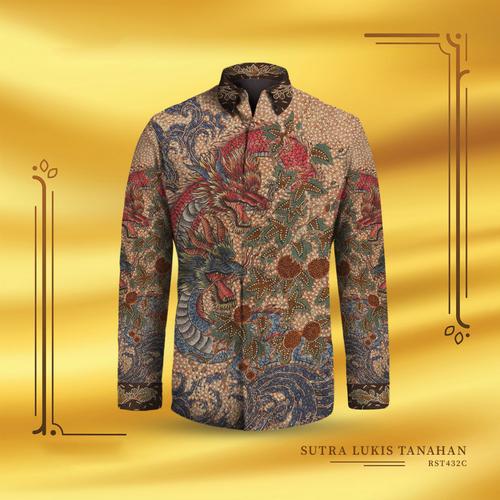 Jual kain batik tulis sutra atbm premium grade A lukis St-23 - Kab ...