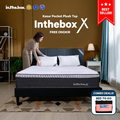 Promo [PROMO] INTHEBOX X (Plush Top) Kasur Spring Bed- GRATIS Kasur ...
